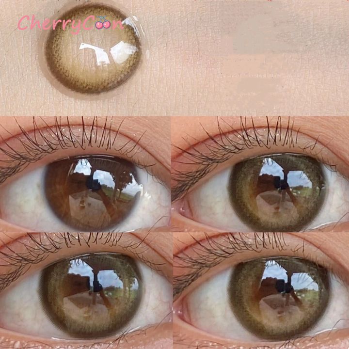 CherryCon Honeydew green Contact Lenses Annually yearly Colored Soft ...
