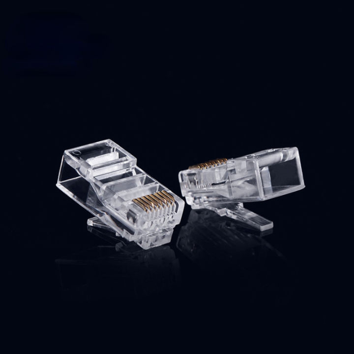 50/100 Cat5 Cat6 Connector Rj45 Connector Rj45 Cat6 Network Cable Plug ...