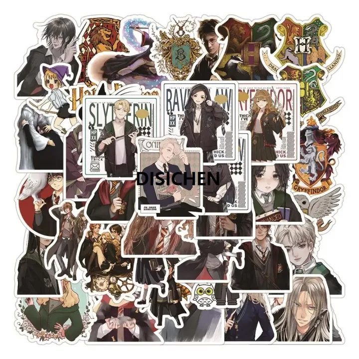 DISICHEN 30/100Pcs/set New Anime Styles Harried Sticker Waterproof ...