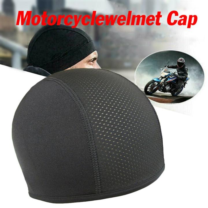 Bike Hat Skull Cap Under The Helmet Liner Motorcycle Headgear Skull Cap ...