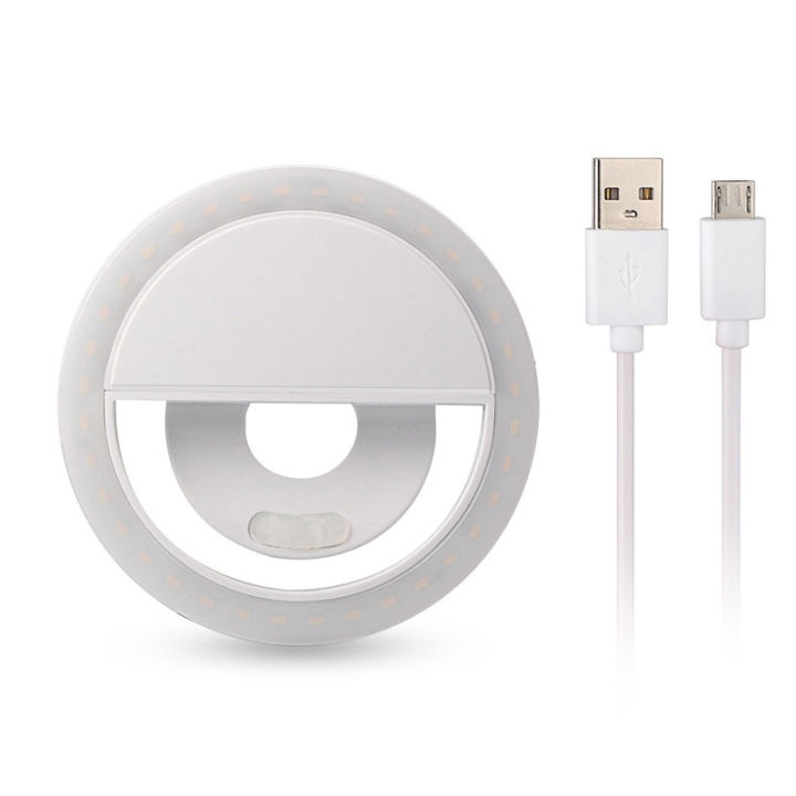 Universal LED Self-timer Artifact Beauty Mobile Light Portable Ring ...