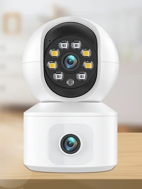 ITECH 6MP WiFi Camera with Dual Screens Two-Way Audio Baby Monitor ...