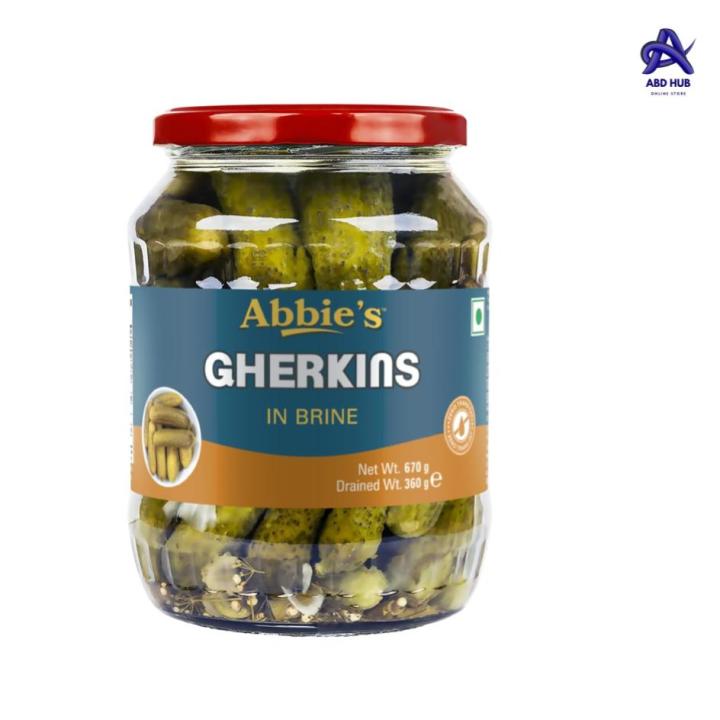 Whole Gherkins in Natural Vinegar 500g – Crunchy Pickled Cucumbers ...