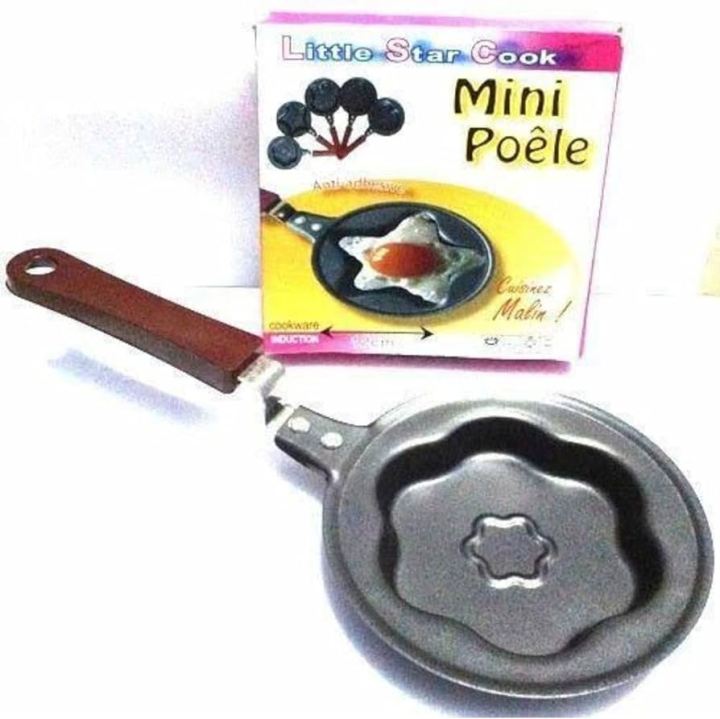 Little Star Cook Mini Shapes Non Stick Frying Pans- Cookware Induction ...