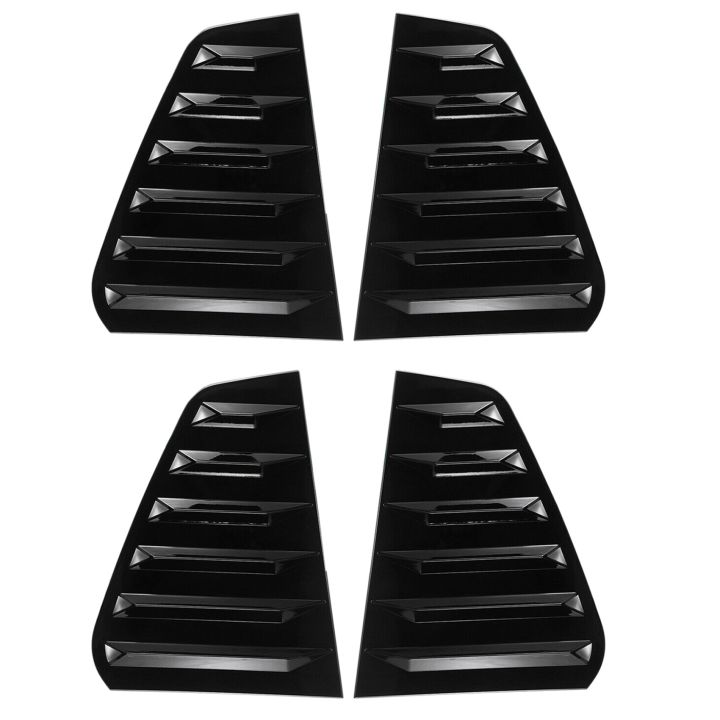 2X Car Rear Side Window Louvers, for Golf 7 R 7 7.5 2013-2020 Racing ...
