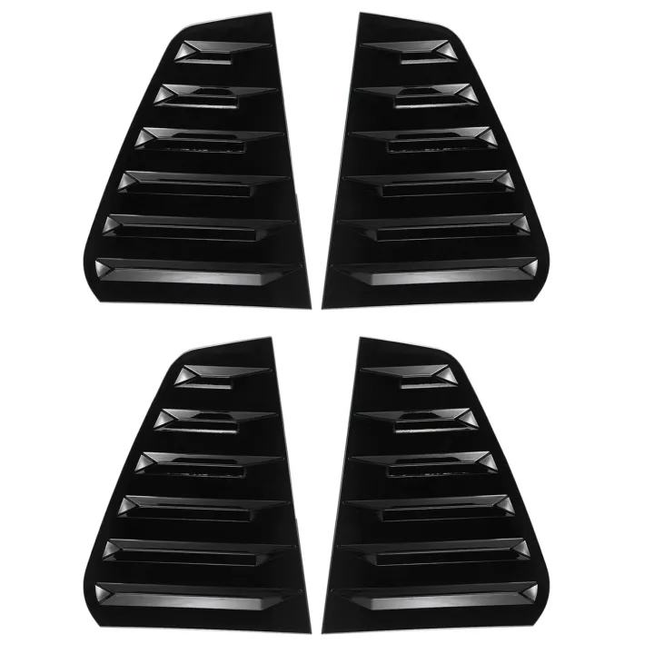 2X Car Rear Side Window Louvers, for Golf 7 R 7 7.5 2013-2020 Racing ...