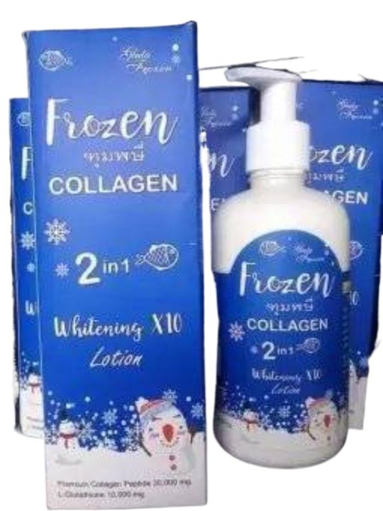Frozen Collagen 2 in 1 X10 Body Lotion 500 ML Large Pack Made in ...
