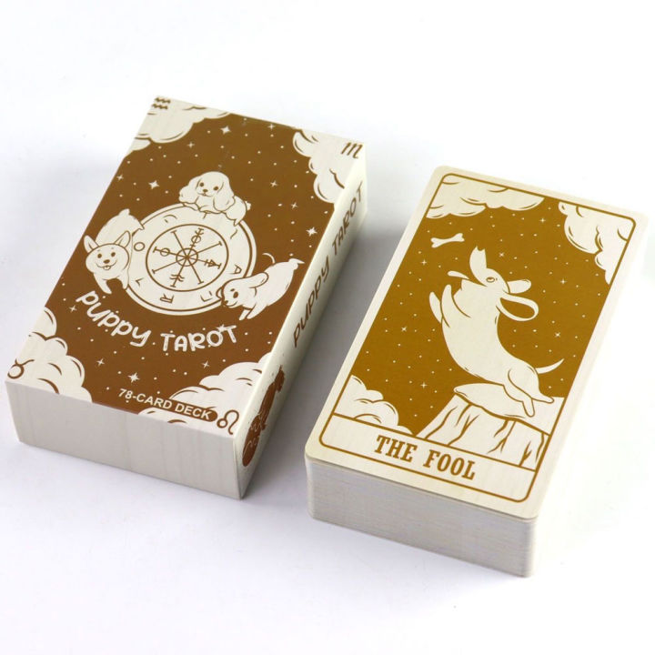 High-Quality Puppy Tarot Card Leisure Entertainment Games Card Family ...