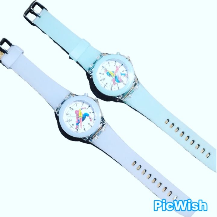 Magic watch radium straps Kids watch light and music baby watch | Daraz.lk