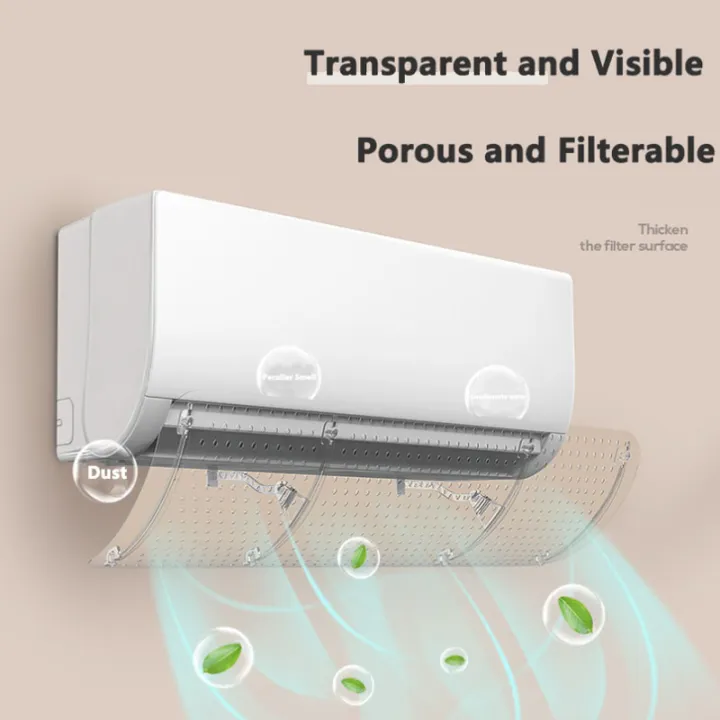 Air Conditioner Wind Deflector Anti Direct Blowing New Wall-Mounted Air ...