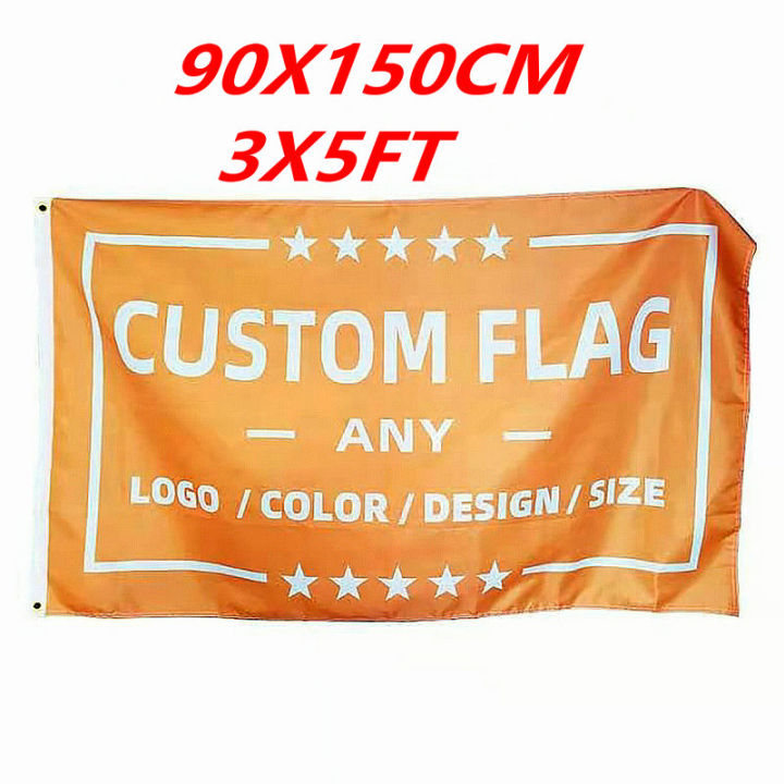 Custom Flags And Banners Graphic Custom Printed Flag 90x150cm 100D ...