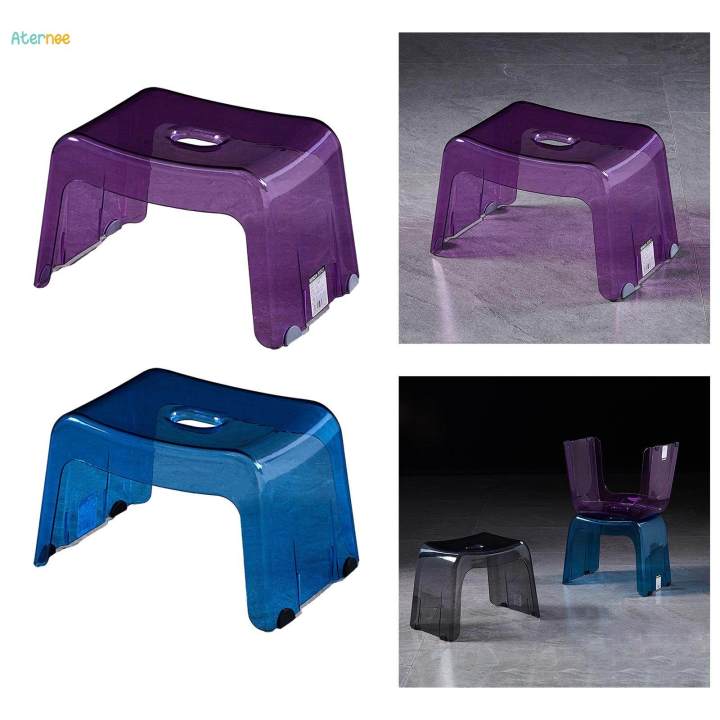 Small Stool Step Stool Shower Bench Ergonomic Foot Rest under Desk ...