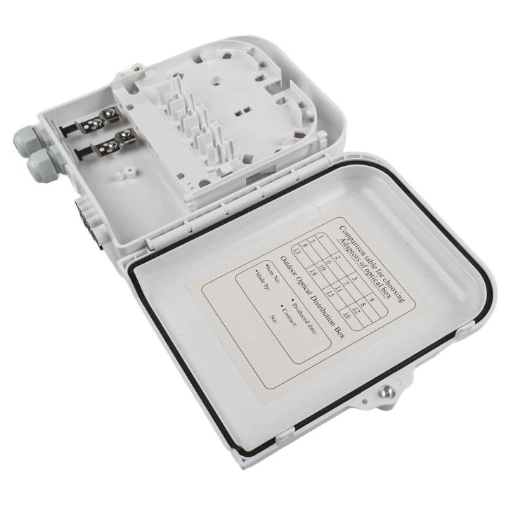 12 Port FTTH Fiber Optic Distribution Box Splitter Box 180 Degree ...