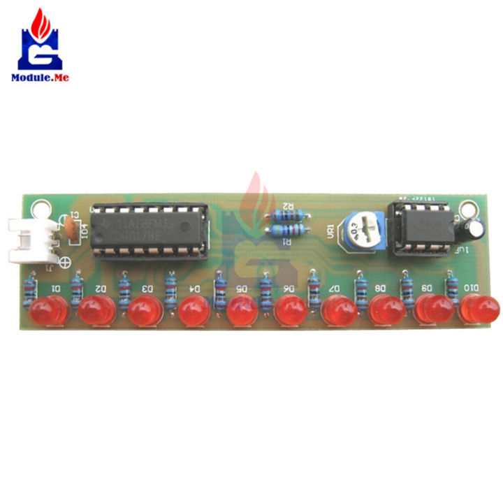 NE555 + CD4017 Practice Learing Kits LED Flashing Lights Diy Kit ...