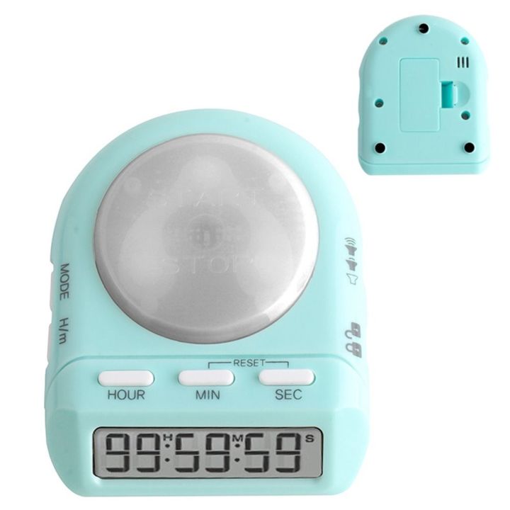Convenient 45° Display LCD Screen Digital Kitchen Timer Lock 100 Hour ...