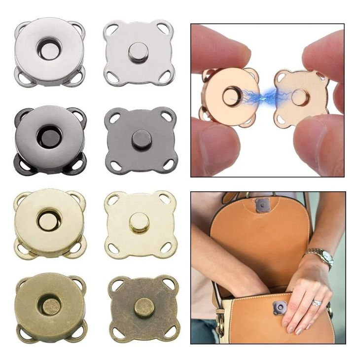 5/1 Set Magnetic Snaps Button Magnet Button Closure Fastener Snap ...