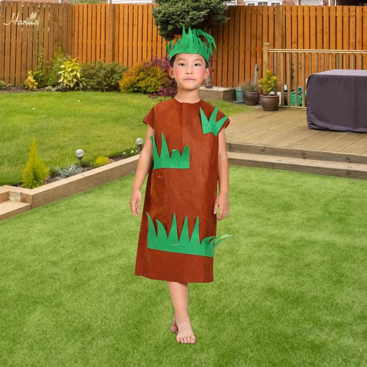 Tree Cosplay Costume Dress for Stage Performance Environmental Themed ...