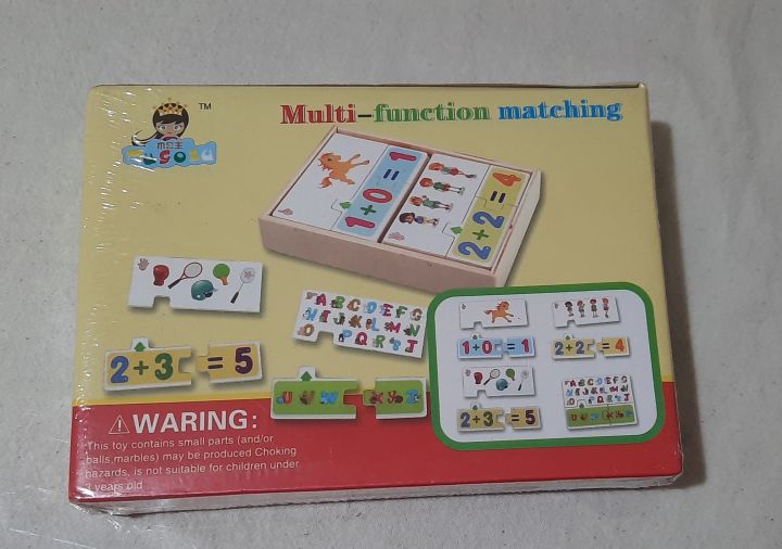Multi functio pairing numbers & letters for kids, early learning | Daraz.lk