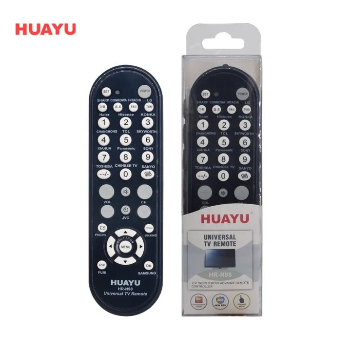 Huayu HR-N98 Universal / Multi CRT TV Remote | Daraz.lk