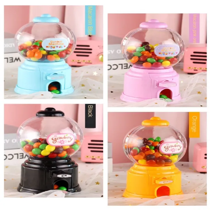 Portable Plastic Candy Machine 8 Colors Sweets Vending Money Saving ...