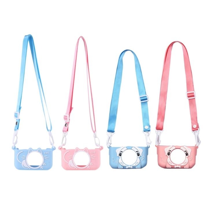 Kids Camera Bag Mini Silicone Cartoon Camera Protective Cover ...