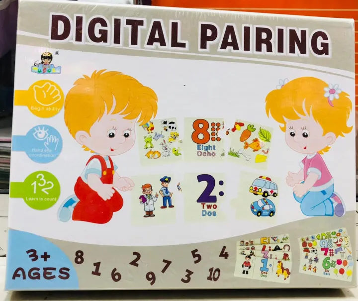 Digital pairing/ Multicolor Educational Digital Card Game for Kids ...