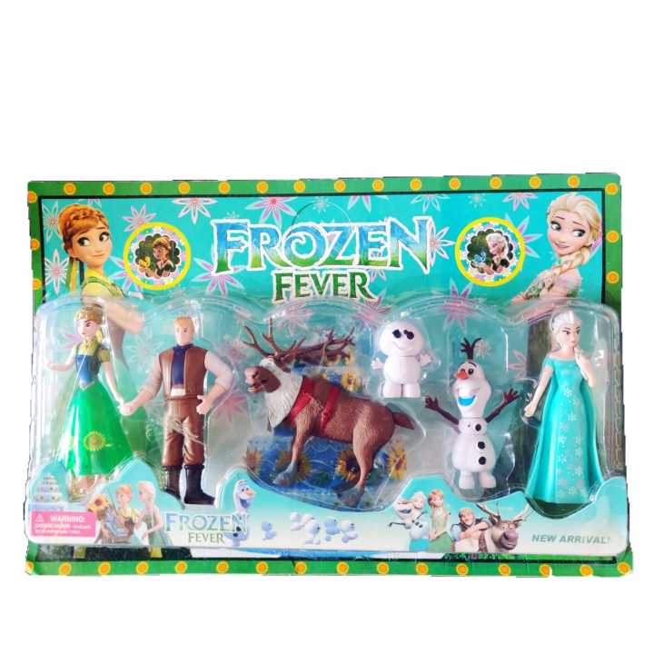 Disney Frozen Fever Exclusive Figure Doll Set 6 Figures Best Gift for ...