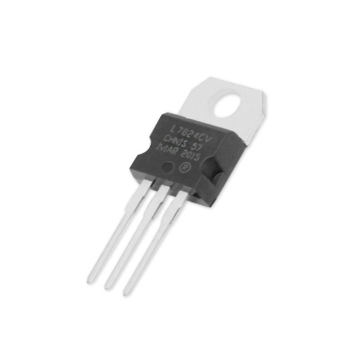 10pcs L7824cv 7824 Linear Voltage Regulator Ic 1.5a 24v To-220 Positive ...