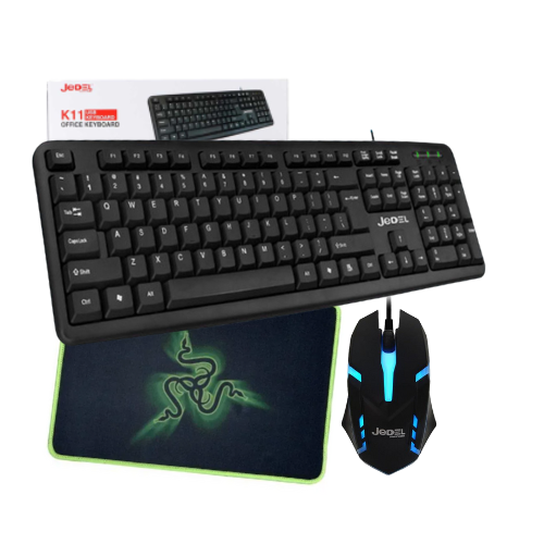 High-Quality Keyboard, Mouse & Mouse Pad Combo – Wired Set for PC and ...