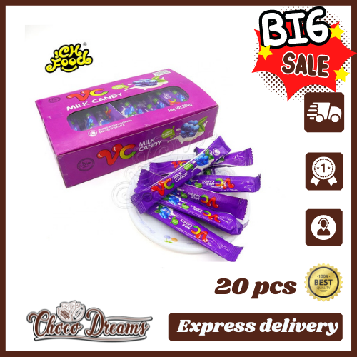 VC cream candy Fruit Milk Chewy Candy 20 (pcs) | Daraz.lk