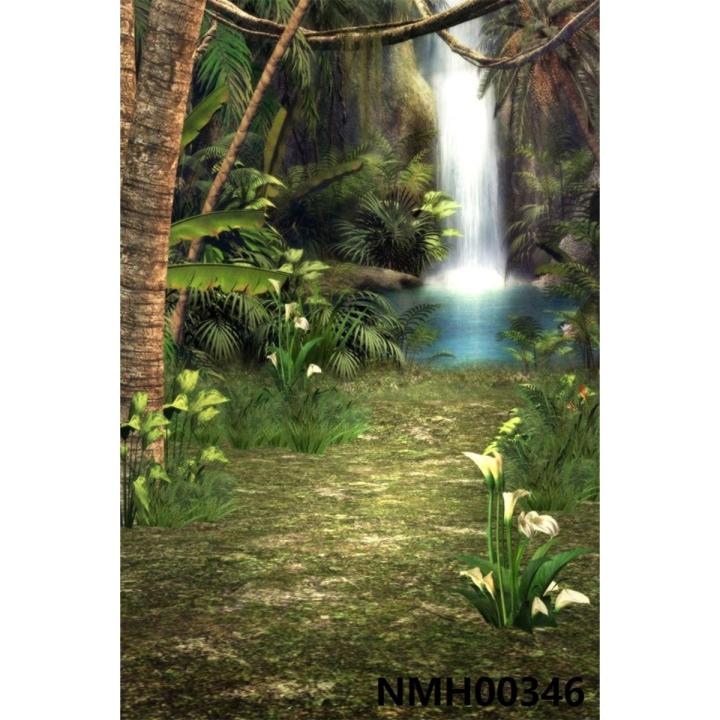 Summer Tropical Forest Jungle Leaves Spring Seaside Nature Scenery Baby ...