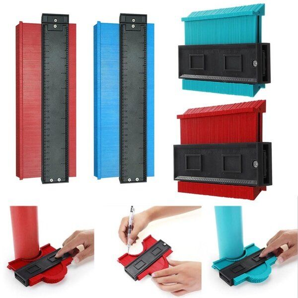 5/10inch Contour Profile Gauge Tiling Laminate Tiles Edge Shaping Wood ...