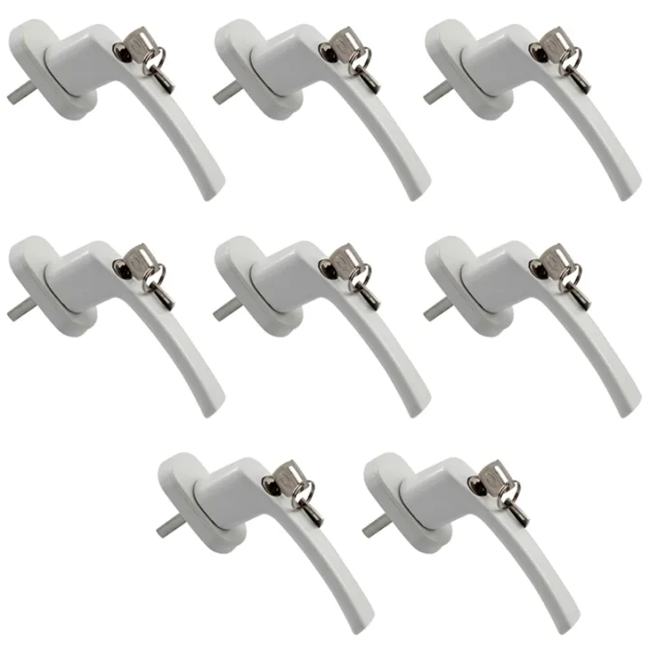8 Window Handles, Shaft Length 35 mm, Lockable Window Handles in the ...