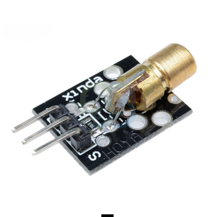 KY-008 650nm Laser Sensor Module 6mm 5V 5mW Red Laser Dot Diode Copper ...