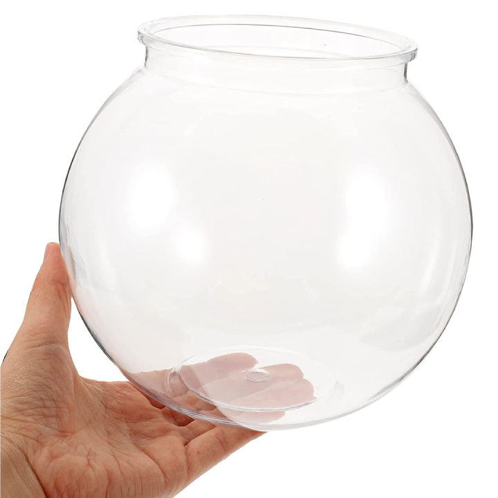 Medium Aquarium Fish Tank Bowl Plastic Transparent Fish Tank Glass Fish ...