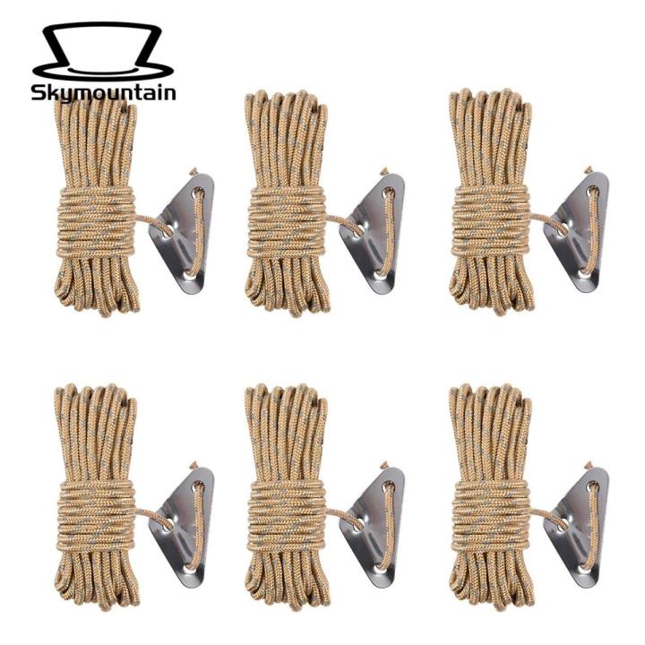 Skymountain Tent Ropes Adjustable Pull Resistant Outdoor Camping Rope ...