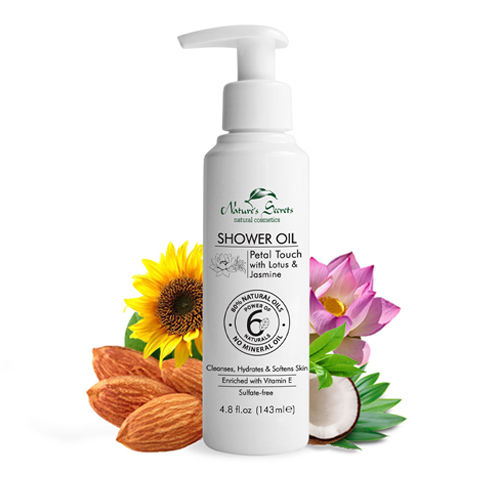 Natures Secrets Shower Oil – Petal Touch with Jasmine & Lotus (sulfate ...