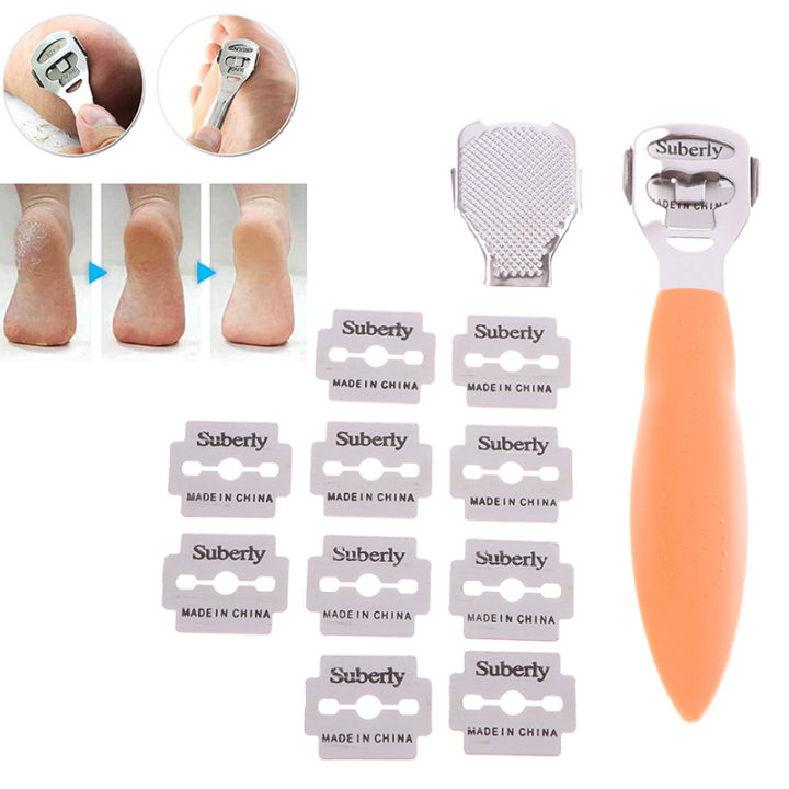 1 Set Foot Care Pedicure Callus Remover Hard Dry Skin Shaver Scraper ...