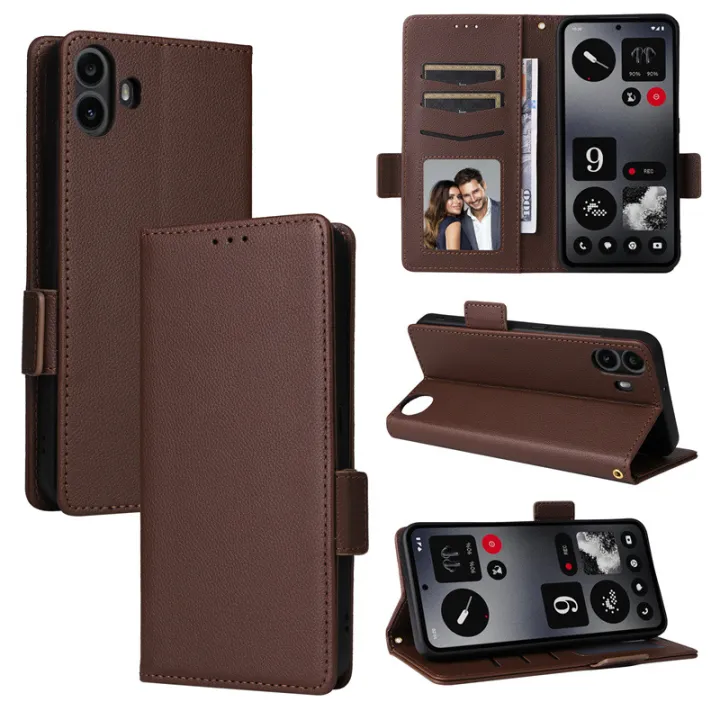 Nothing CMF Phone 1 Phone Case,Leather Wallet Flip Folio Case with ...