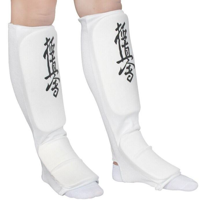Kyokushin Karate Shin Instep Guards MMA Kyokushinkai Taekwondo Leg ...