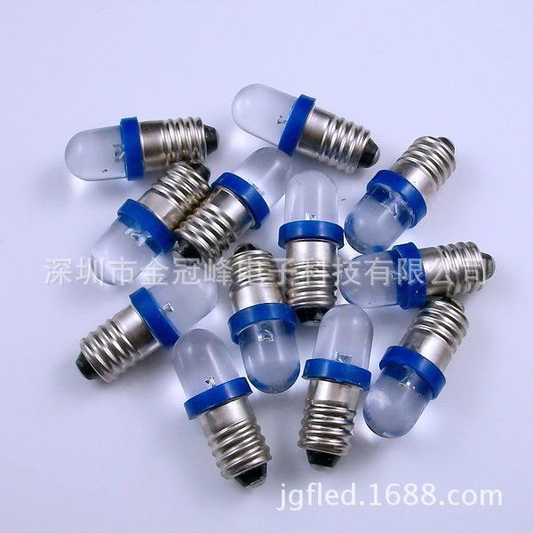 E10 Light Bulbs DC 6/12/24V LED Screw Base Indicator Bulb Mini Warning ...