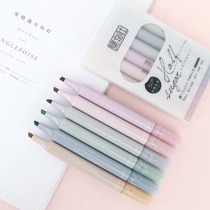 【Hot】 Pastel Highlighter Marker Pens Set, Watercolor Highlighters With ...