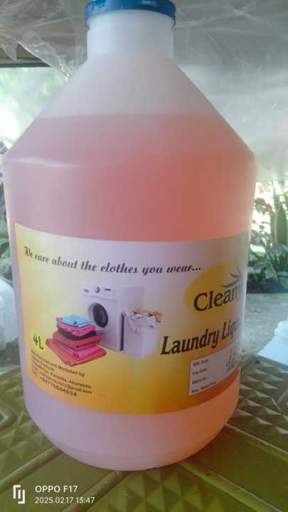 CLEANY LAUNDRY LIQUD 4L PREMIUM | Daraz.lk