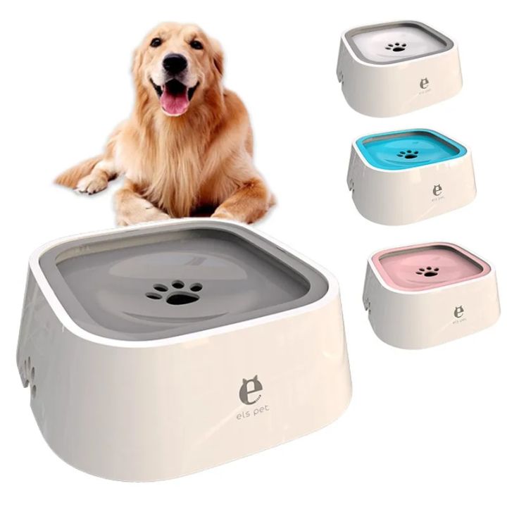 Drinkbak Hond Dog Drinking Water Bowl Floating Non-Wetting Mouth Dog ...