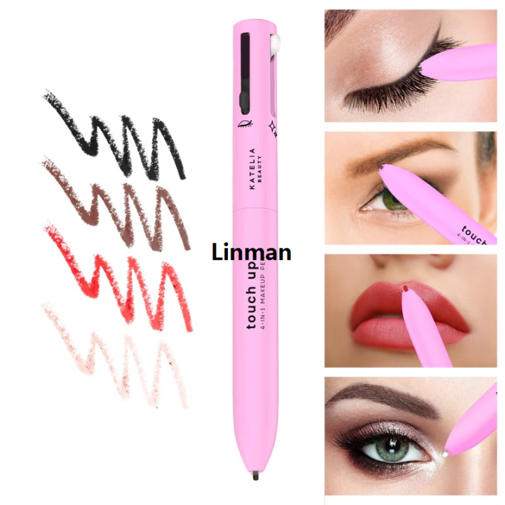 Linman Touch Up 4-in-1 Makeup Pen (Eye Liner,【2025 Version】 Brow Liner ...