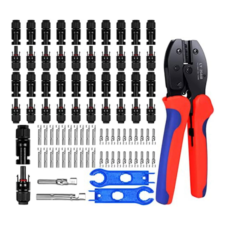 Solar Cable MC-4 Connector-Crimping Tool Kit, 20 Pairs Male / Female | Daraz.lk