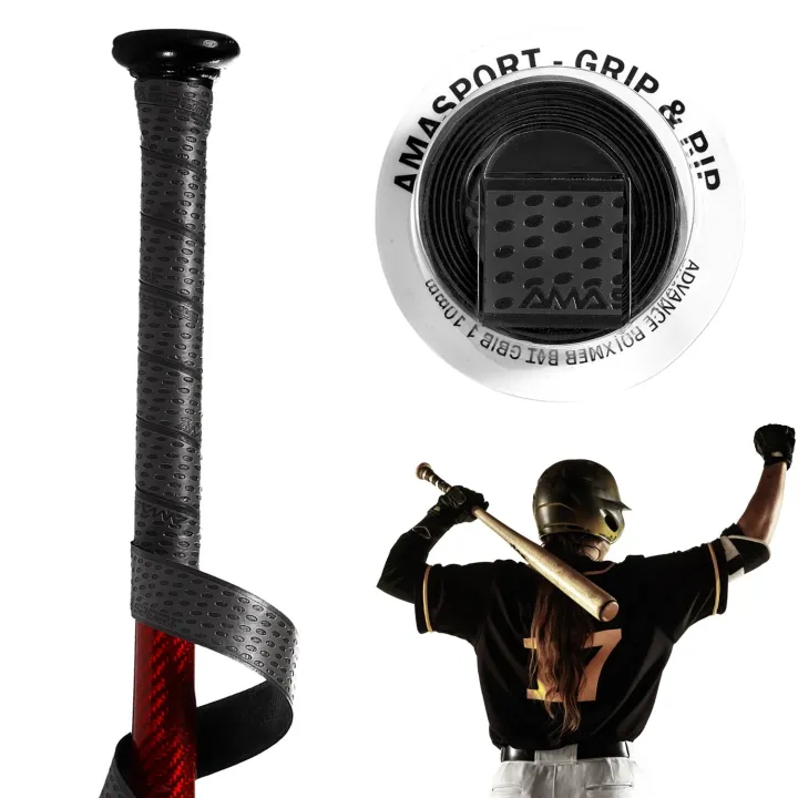 AMASPORT 1.1mm Baseball Bat Grip Tape 3/5/12/20PCS Anti-Slip Softball ...