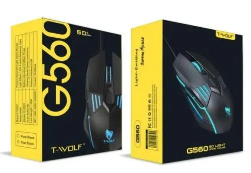 T-Wolf USB Gaming Optical Mouse G560-6D | Daraz.lk