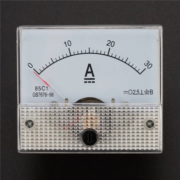 ICQURBT 4X 85C1-A Dc Analog Ampere Meter Panel Meter Gauge 30A Amp ...