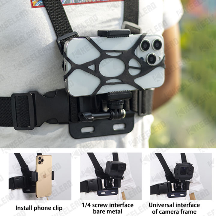 Chest Strap for GoPro Hero Camera Mount Belt Phone Holder for ...